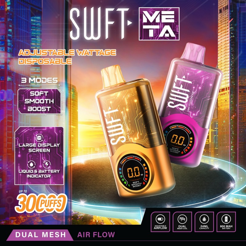 Swft Meta 5% Disposable | 30000 Puffs | 5 Count Box